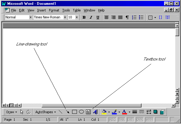 A (Microsoft) Word® about Drawing Tools